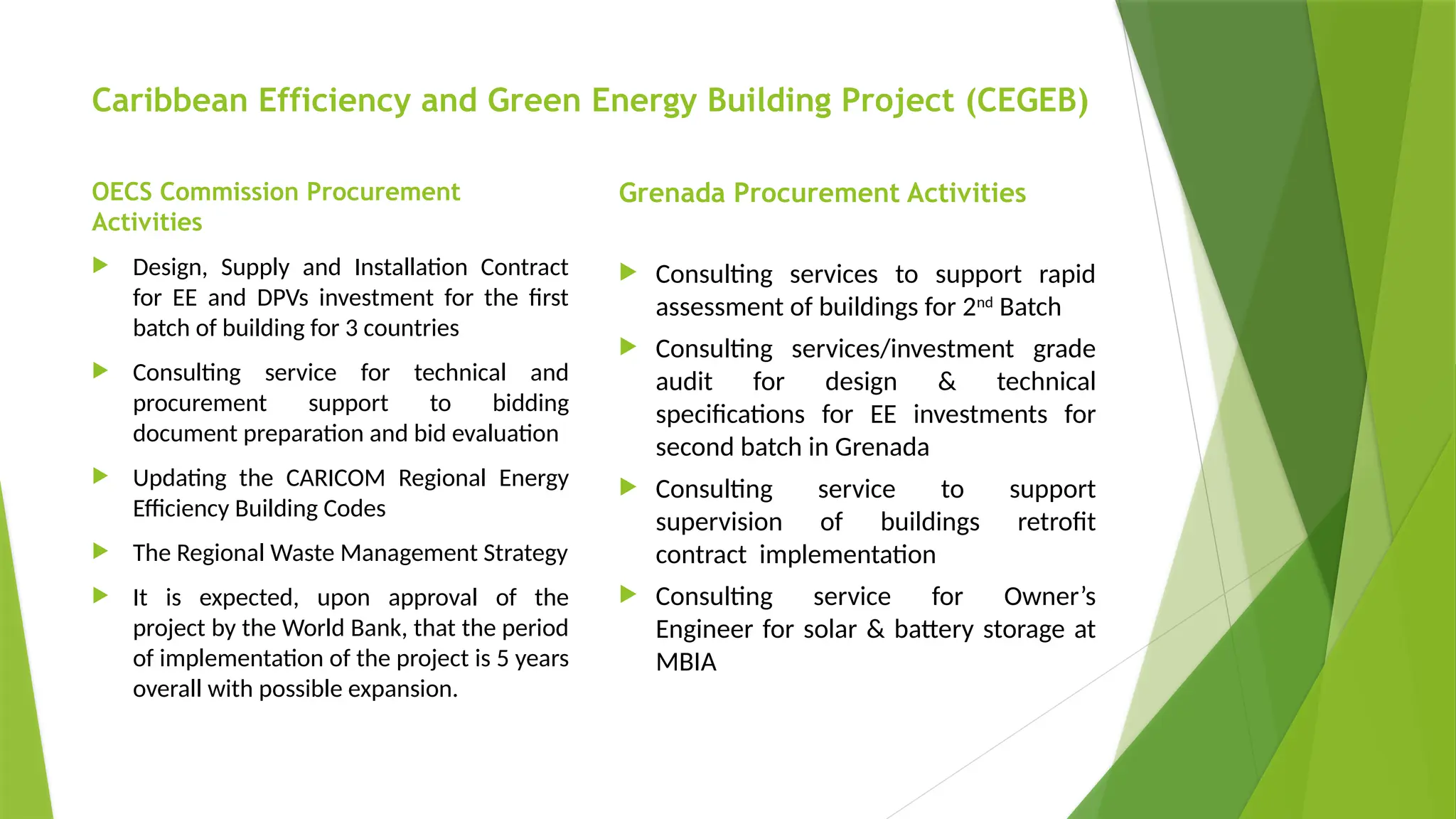 10. OECS General Opportunities Within the OECS Region.pptx