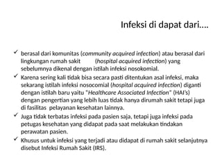 Pencegahan dan Pengendalian Infeksi di Rumah Sakit | PPTX