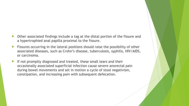 10.Anal fissure.ppt notes | PPT