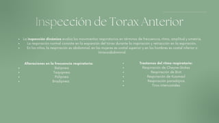10. Torax anterior, habitus y exploración | PDF