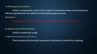 10. Drugs for Cough .pptx