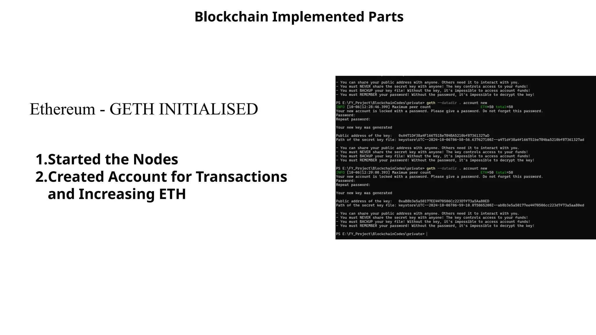 BLOCKCHAIN FINAL YEAR PROJECT PRESENTATION | PPT