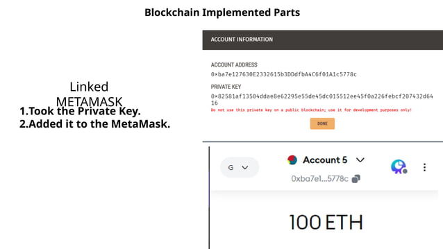 BLOCKCHAIN FINAL YEAR PROJECT PRESENTATION | PPT