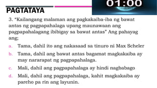 10.2 HIRARKIYA ng pagpapahalaga_Grade 7 EsP | PPT