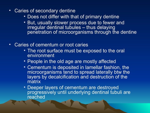 The pathogenesis of dental caries made e | PPT