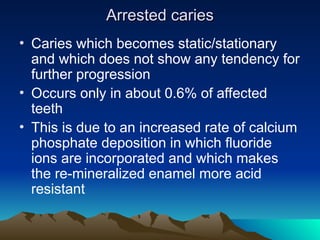 The pathogenesis of dental caries made e | PPT