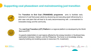 Energy Transition Partnership - Regional Coal Phasedown Projects | PDF