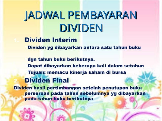 kebijakan deviden, devindend policy, keuntungan.ppt
