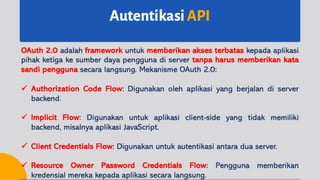 Pemrograman Aplikasi Mobile - 10 Application Programming Interface | PPT