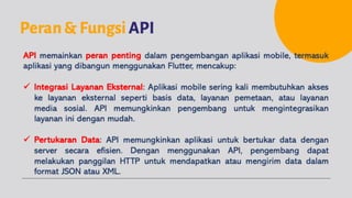 Pemrograman Aplikasi Mobile - 10 Application Programming Interface | PPT
