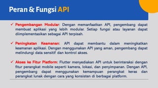Pemrograman Aplikasi Mobile - 10 Application Programming Interface | PPT