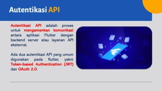 Pemrograman Aplikasi Mobile - 10 Application Programming Interface | PPT