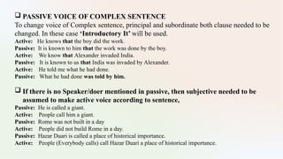 Voice Change and It's Rules : Grammar | PPTX