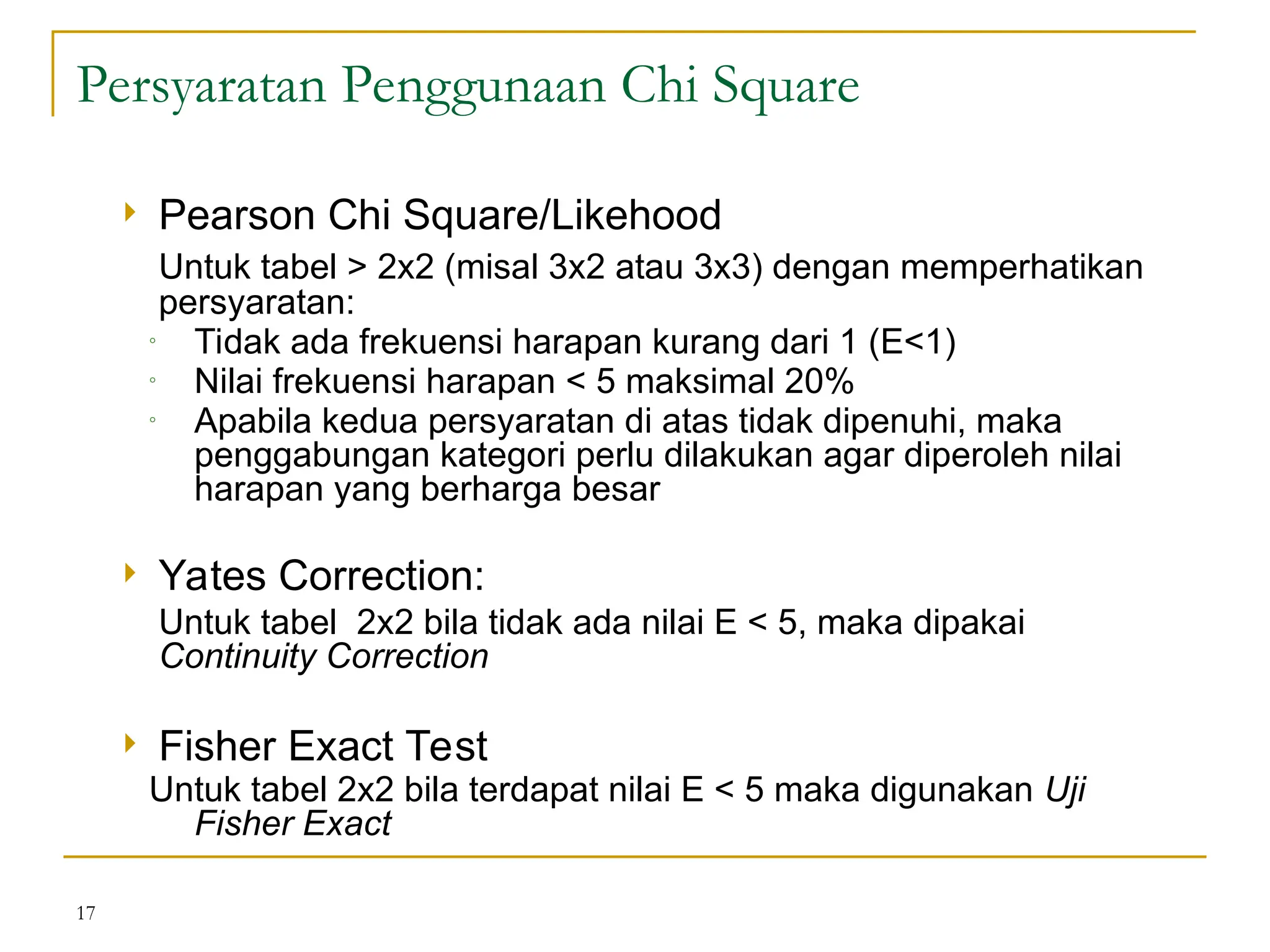 HEALTH STATISTICAL CHI SQUARE BIOMEDICAL | PPT