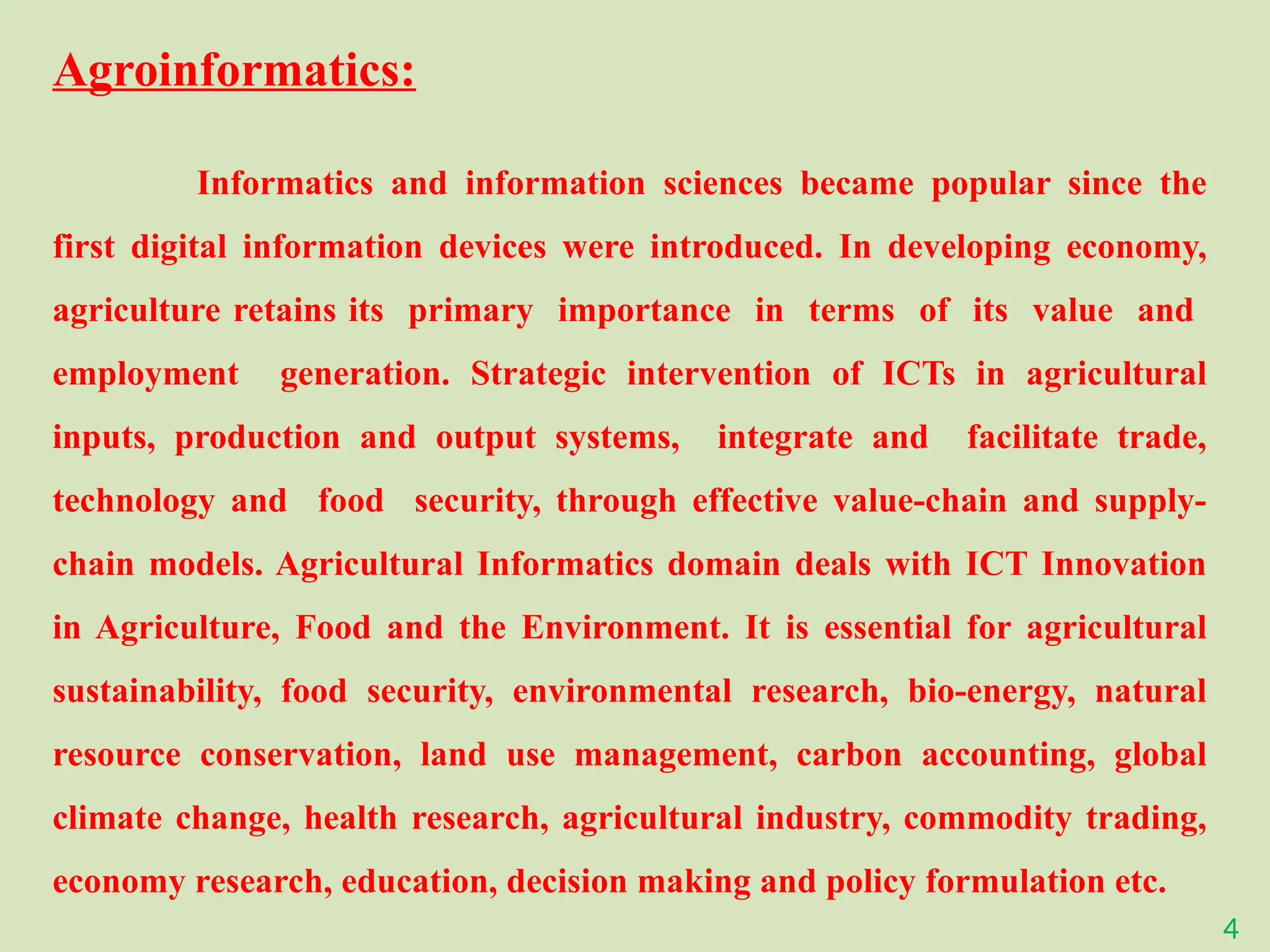 10. AGRO INFORMATICS.pptx kkkjjjjjjbhhggggg | PPTX