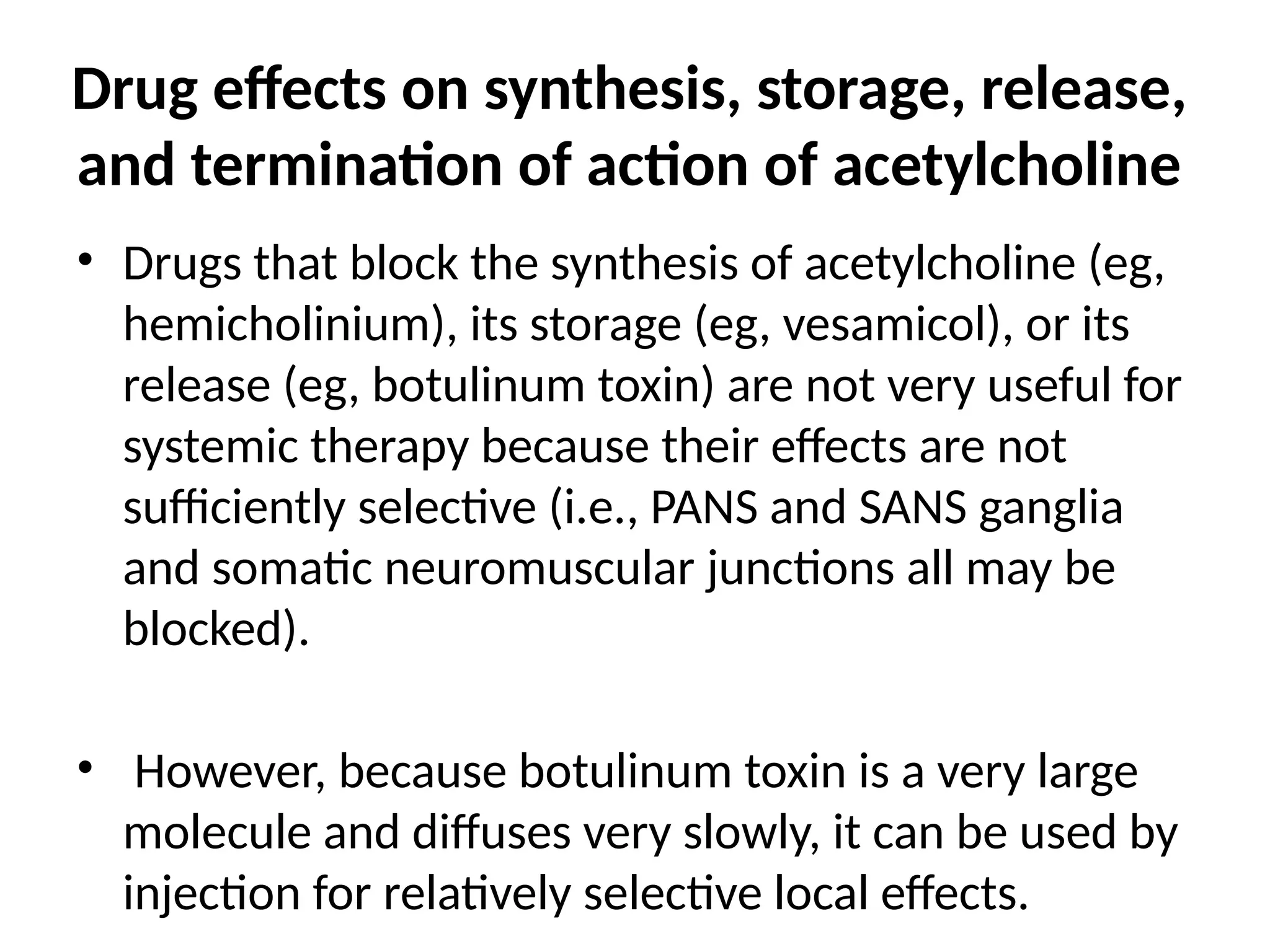 10. CHOLINERGIC PHARMACOLOGY.pptx classes of drugs examples, mechanism ...