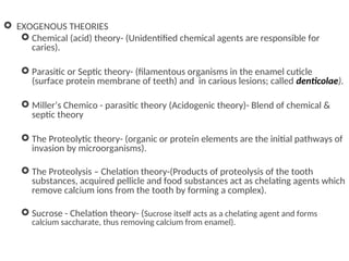 DENTAL CARIES ppt - power point presentation | PPT