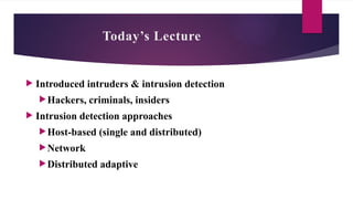 Intrusion Detection Systems Pedagogy.pptx