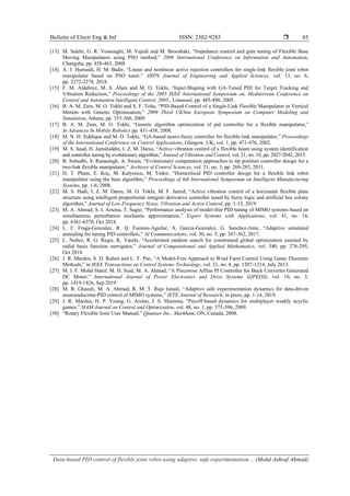 Data-based PID control of flexible joint robot using adaptive safe experimentation dynamics ...