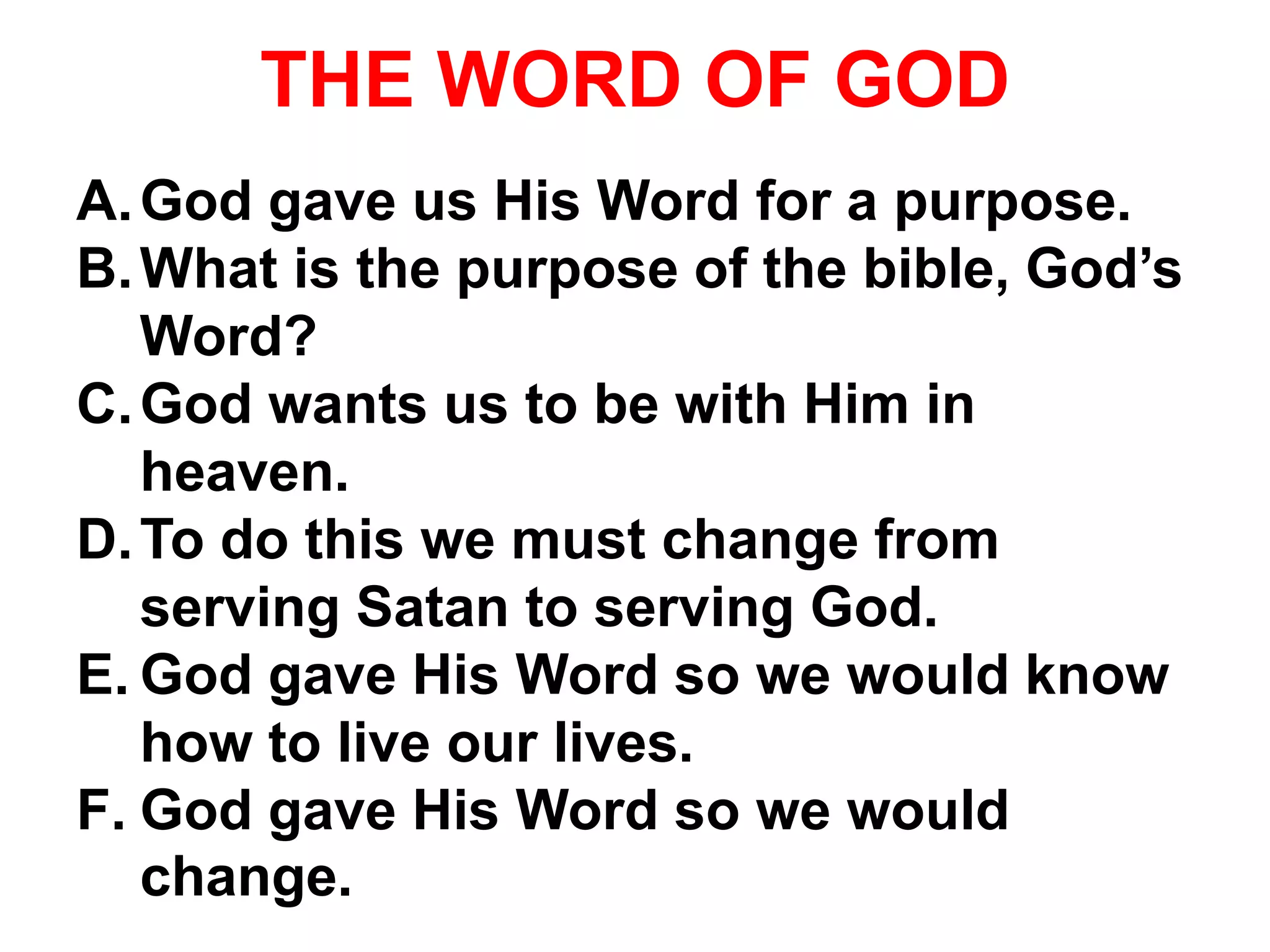 the word of god | PPTX