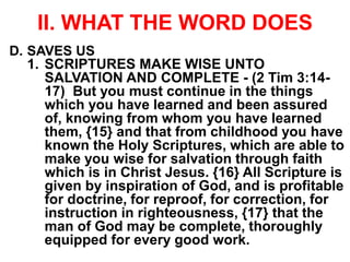 the word of god | PPTX