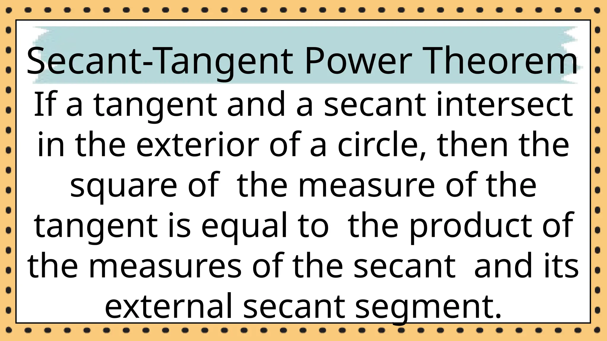 10. POWER THEOREM.pptx mathematics quarter 2 | PPTX