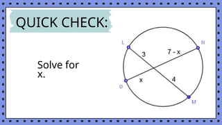 10. POWER THEOREM.pptx mathematics quarter 2 | PPTX