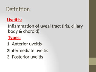 Uveitis 2025 January ophthalmology ppt.com