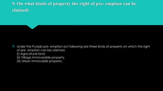 10. RIGHT OF PRE-EMPTION and its tools.pptx