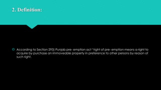 10. RIGHT OF PRE-EMPTION and its tools.pptx
