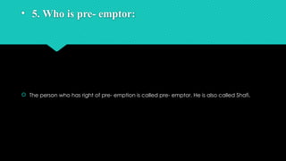 10. RIGHT OF PRE-EMPTION and its tools.pptx