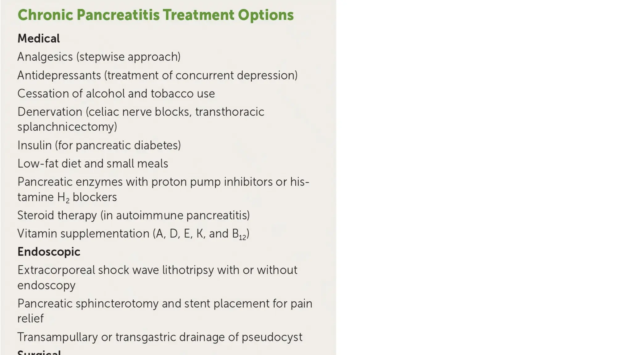 Chronic pancreatitis Chronic pancreatitis is a long-standing ...