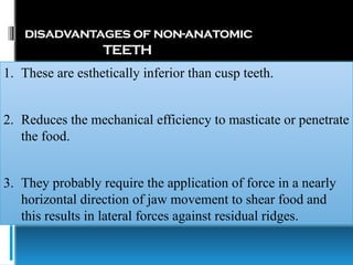 10. Occlusion and it's types in complete dentures | PDF