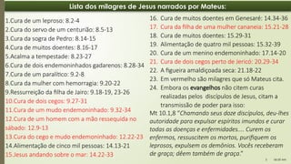 10. Evangelho de Mateus 8 a 12 - O chamado de Mateus | PPTX