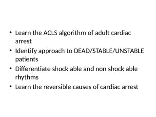 10. Adult Cardiac Arrest Algorithms (ACLS).pptx
