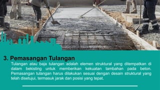 materi kuluah Teknik Cor Lantai pada mata kuliah metode pelaksanaan ...