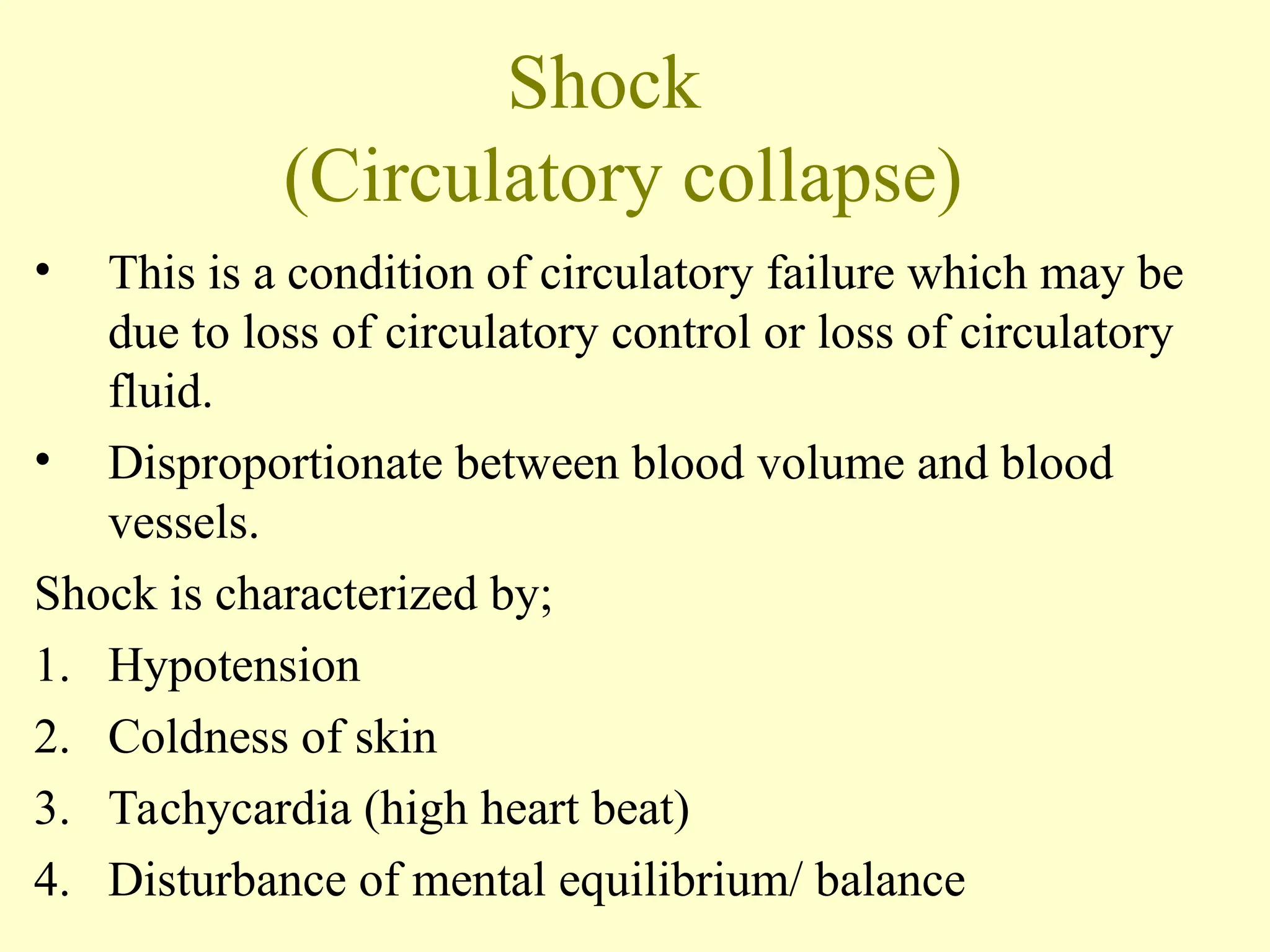 10. Shock.ppt shock In internal medicine | PPT