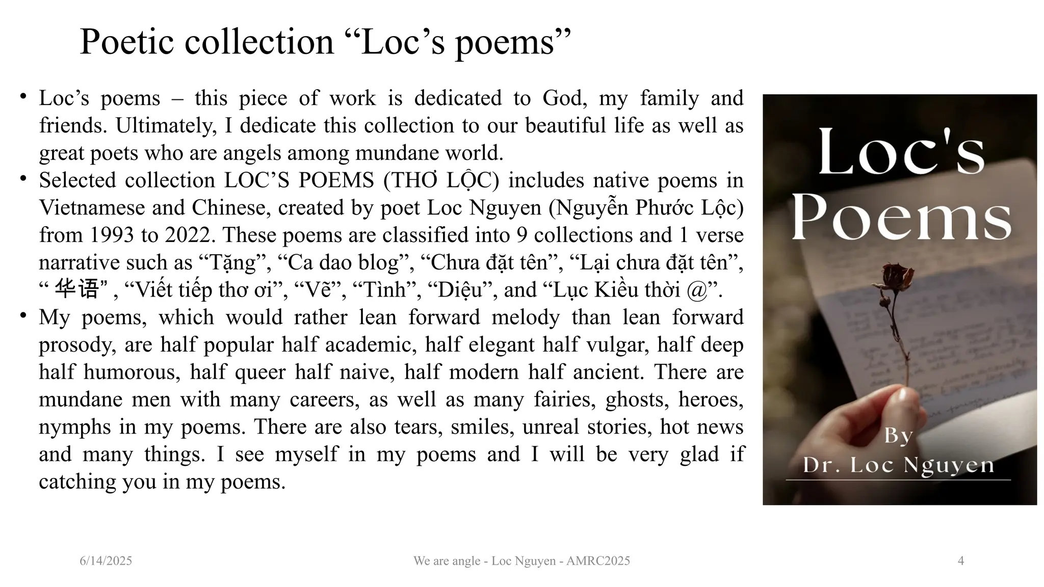 We are angel - AMRC2025 (presentation slides)? | PPTX