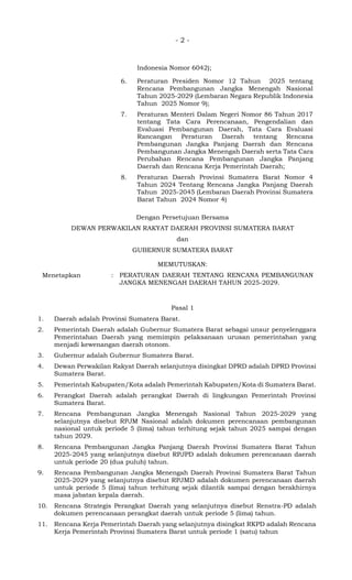 10. Ranperda RPJMD Provinsi Sumatera Barat Tahun 2025-2029_9 Juli 2025 ...