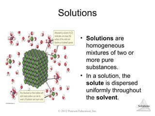 Properties of solutions and liquids in chemistry | PPT