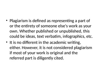 10.Plagiarism different kinds of plagiarism.pptx
