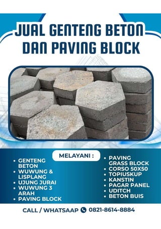 Pilihan Paving Block Terbaik untuk Lantai Garasi Rumah Anda | PDF
