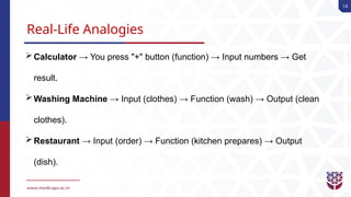 10. Function declaration and definition,Types of function,Usage. (1).pptx