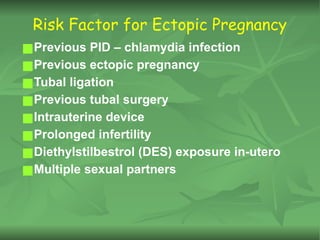 10. ectopic pregnancy.pptx common symptoms and management | PPTX