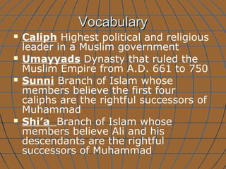 10.2 islam expands | PPT