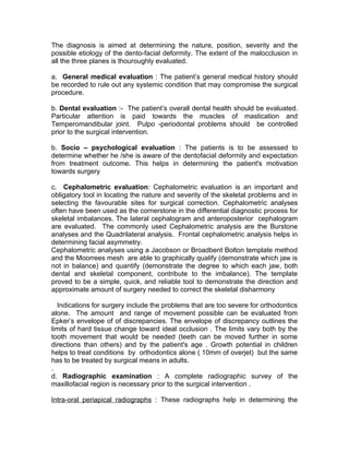 surgical proedures in orthodontics | DOC