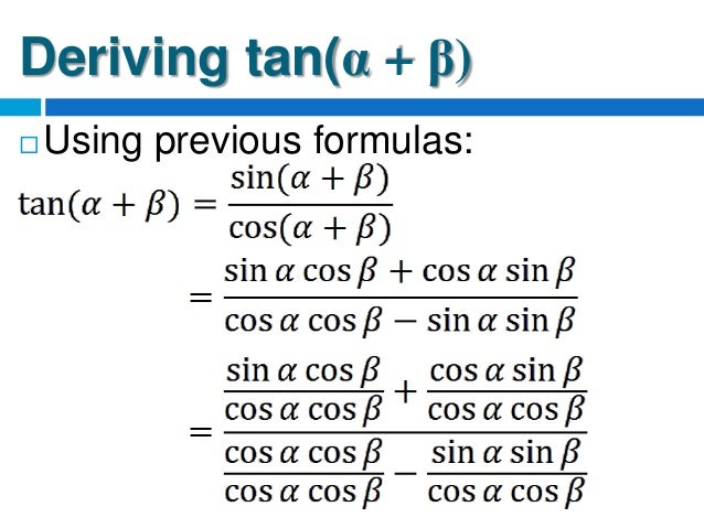 10 2 sum and diff formulas for tangent