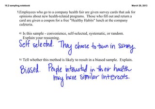 10.2 types of sampling | PDF | Science