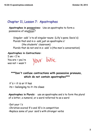 10 30-13 apostrophes | PDF