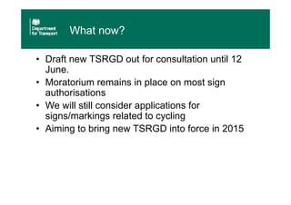 TSRGD Roadshow 10 30am sally gibbons | PPT